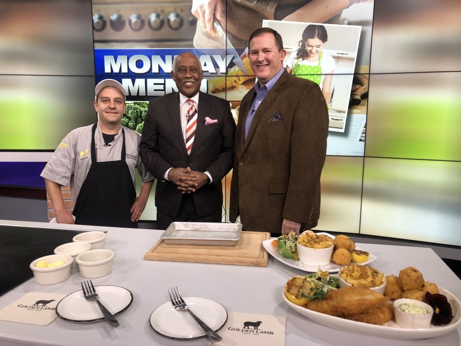 Local 12 features cod recipe | Golden Lamb